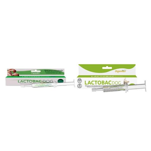 Suplemento Organnact Lactobac Dog para Cães 16g - Petnautas