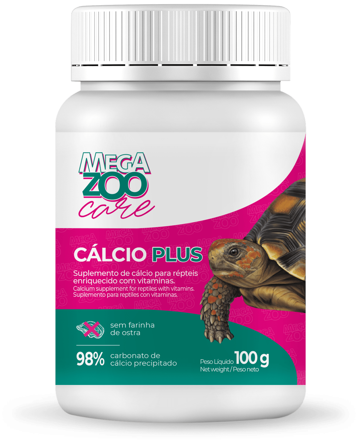 MEGAZOO CARE CALCIO PLUS 100G - Petnautas