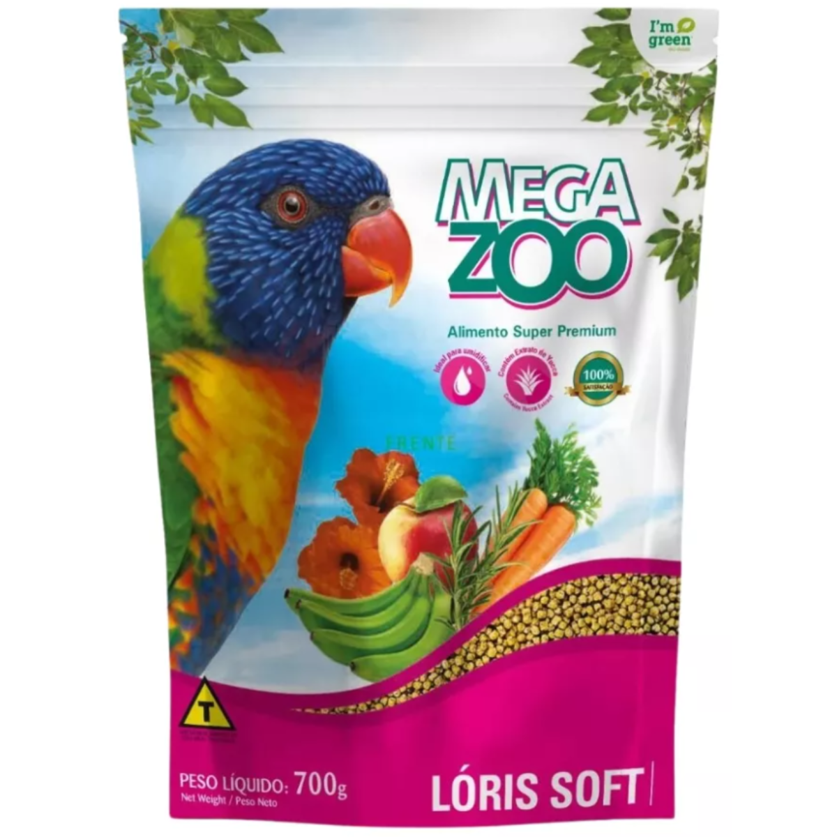 MEGAZOO EXTRUSADA LORIS SOFT 700G - Petnautas